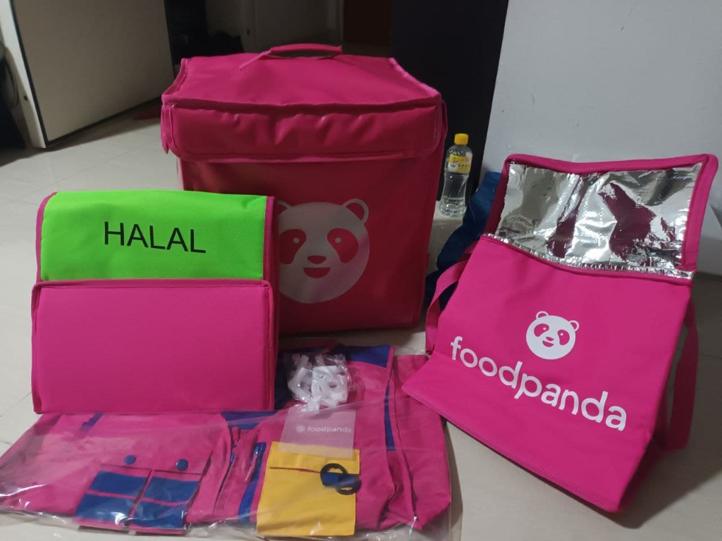 Foodpanda Delivery Bag Full Set, Everything Else on Carousell