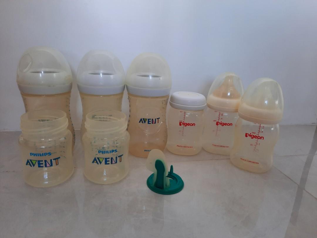 Free Philips Avent milk bottles and Pigeon milk bottles, Babies & Kids ...