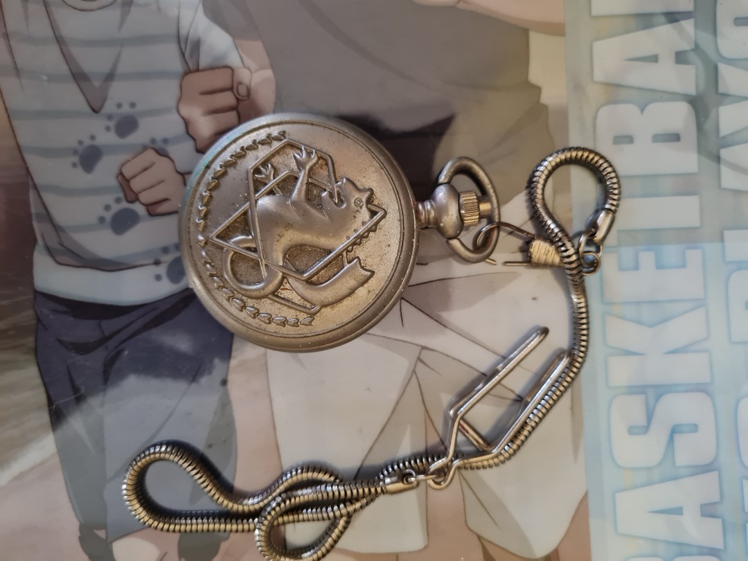 Full metal alchemist Edward Elric pocketwatch, Hobbies & Toys ...
