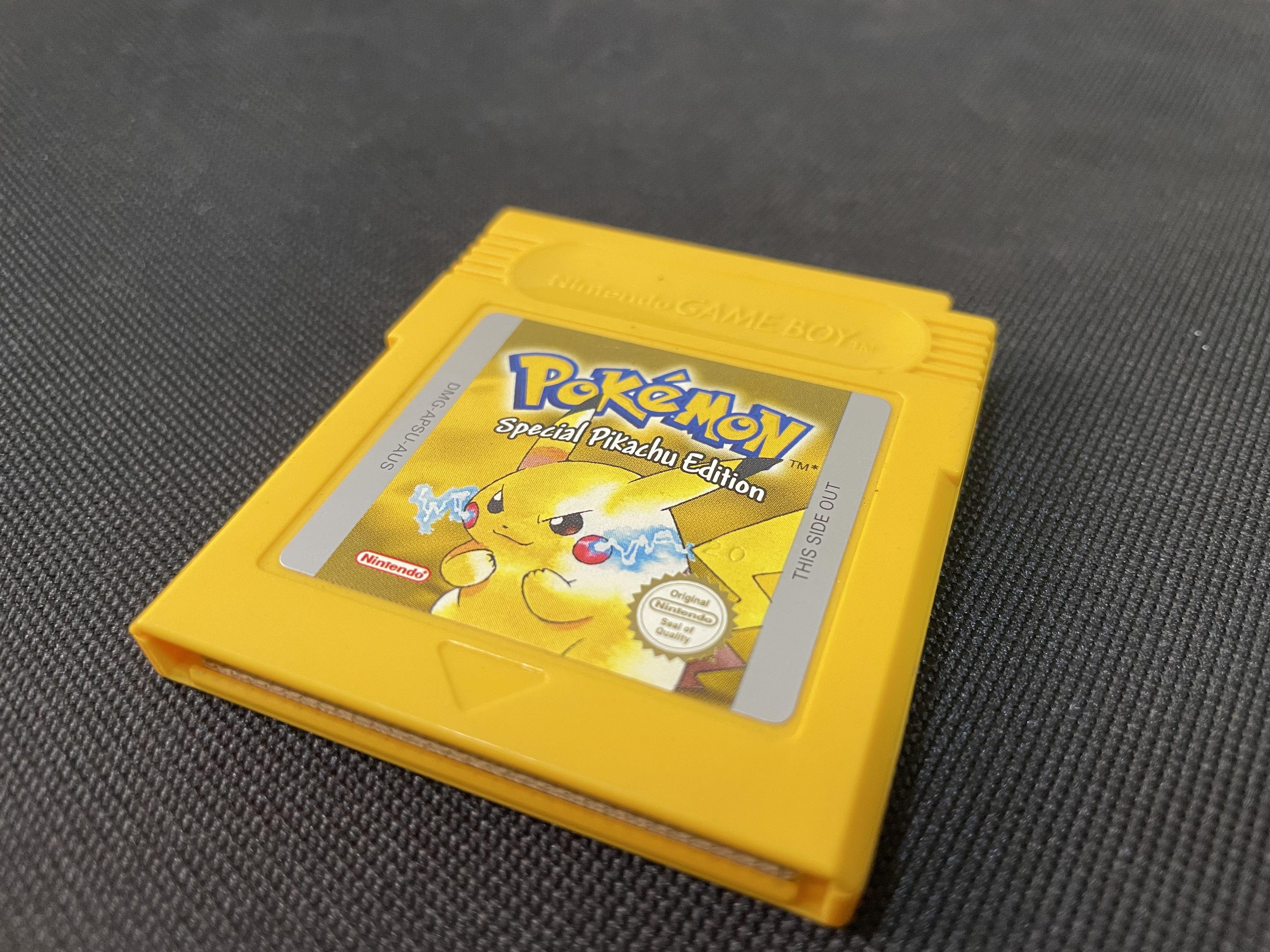 Gameboy Pokémon yellow, 電子遊戲, 電子遊戲, Nintendo 任天堂 - Carousell
