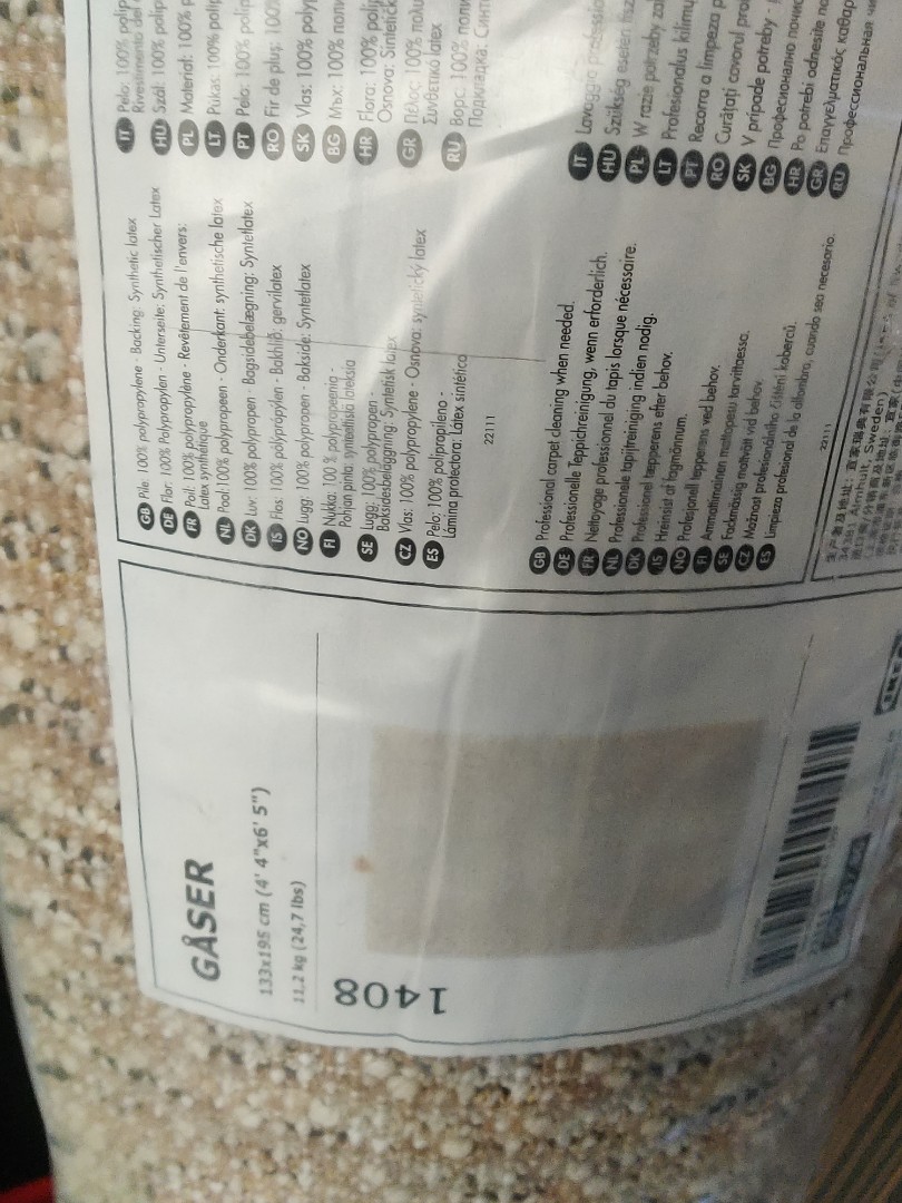 Gaser Rug (133x195cm, high pile), Furniture & Home Living, Home Decor ...