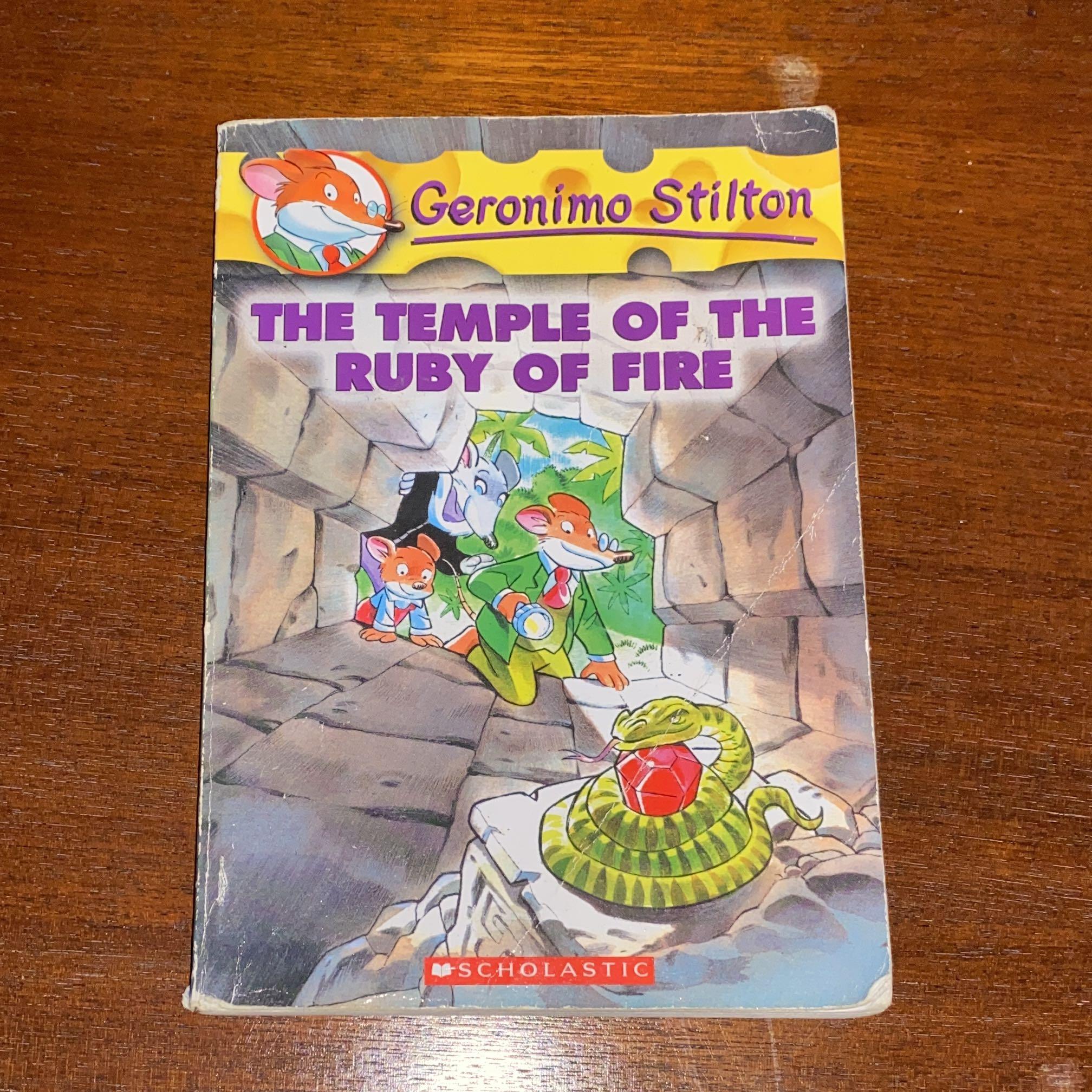 Geronimo Stilton The Temple Of The Ruby Of Fire, Hobbies & Toys, Books ...