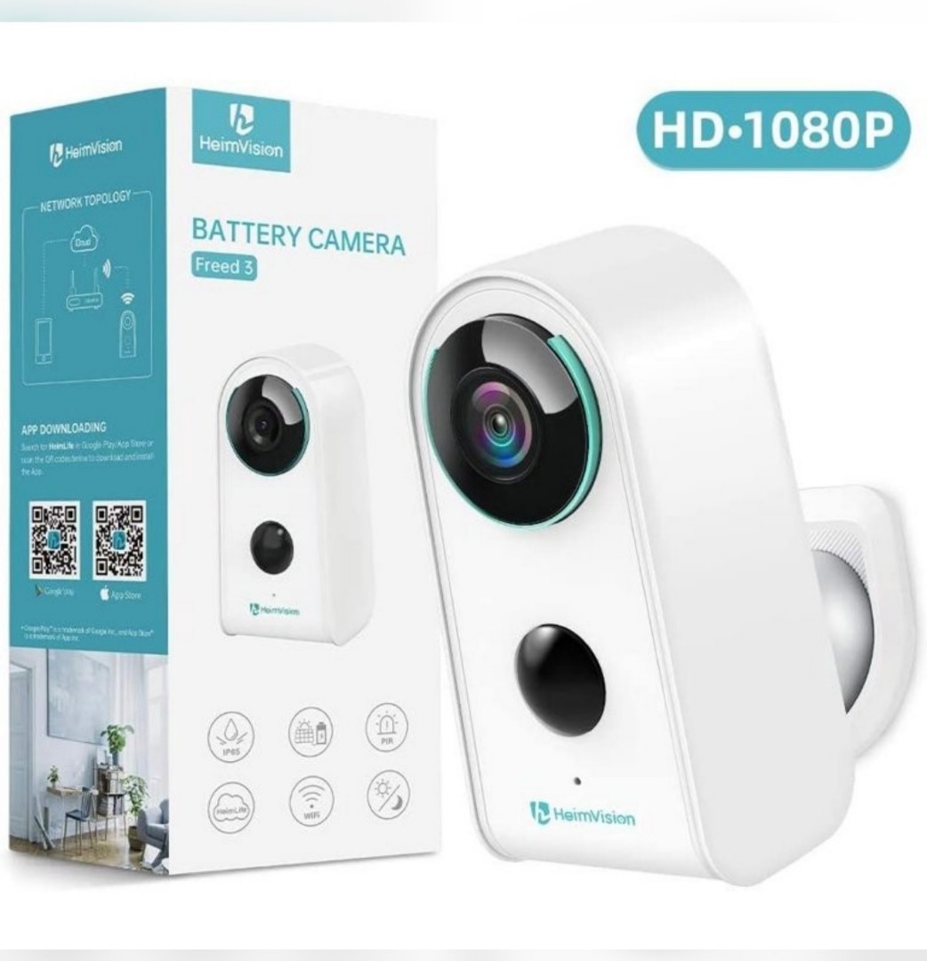 Heimvision Rechargeable security camera, Furniture & Home Living ...