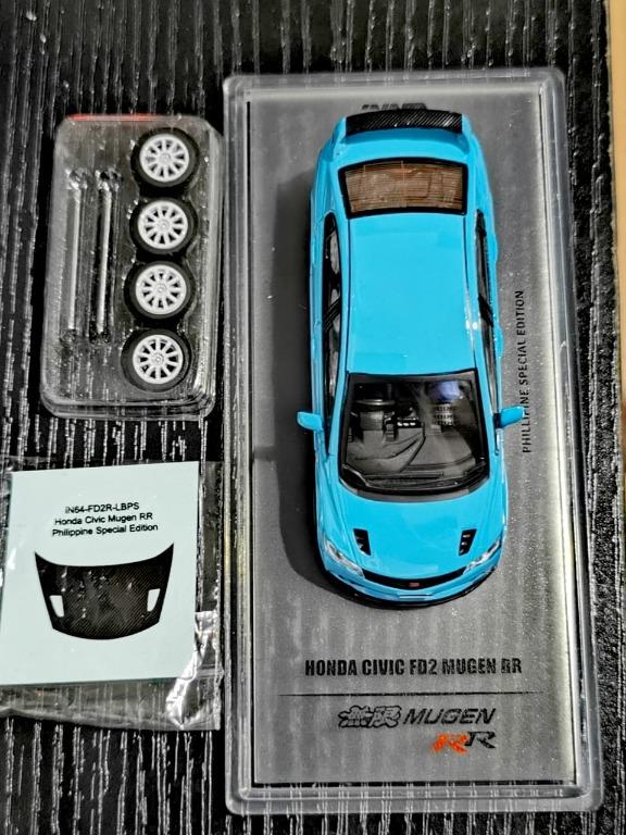 INNO MODELS INNO64 1/64 HONDA CIVIC TYPE R FD2 MUGEN BABY BLUE ...