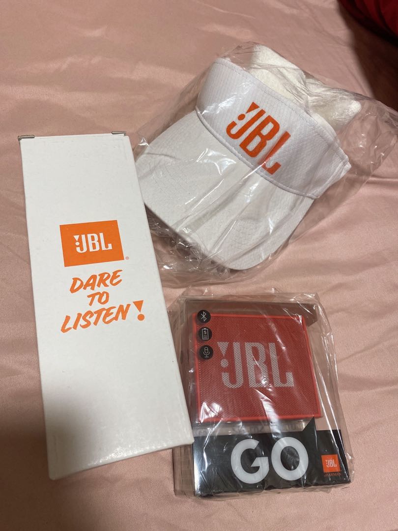 JBL GO speaker (with hat and Waterbottle all), Audio, Soundbars ...