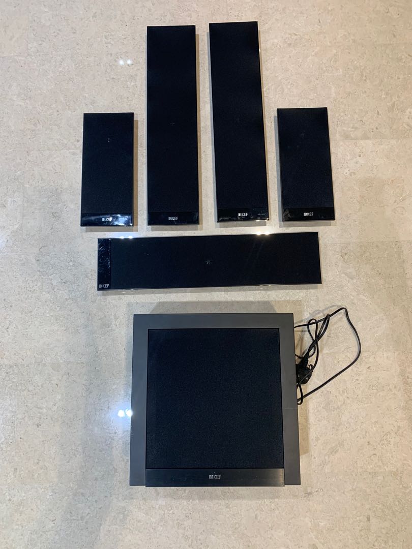 KEF T-series full set 5.1 speakers, Audio, Soundbars, Speakers ...