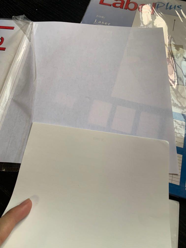 Label plus A4 sticker paper PB-6601, Hobbies & Toys, Stationery & Craft ...