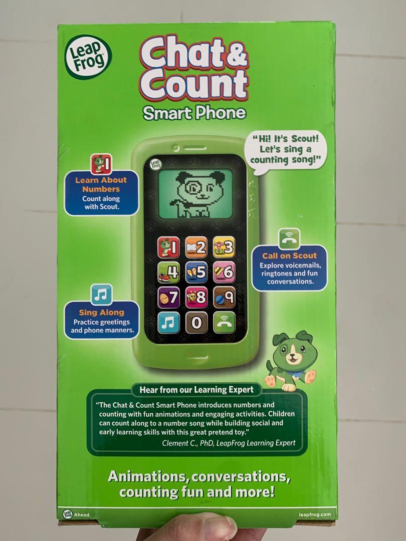 Leapfrog chat & count smartphone, Hobbies & Toys, Toys & Games on Carousell