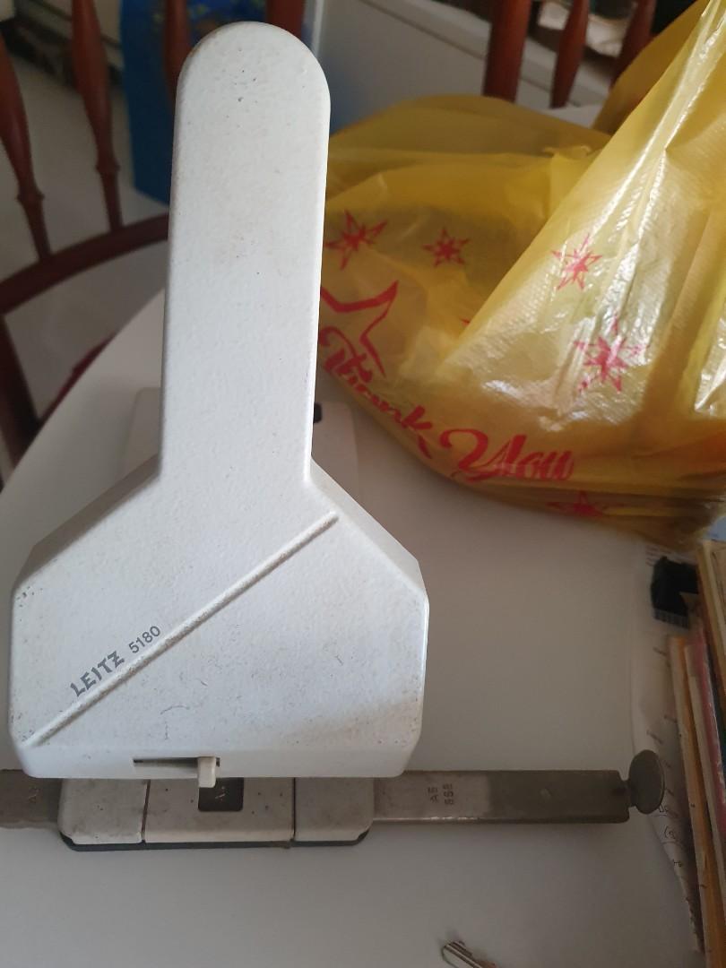 LEITZ 5180 Heavy Duty Hole Puncher, Hobbies & Toys, Stationery & Craft ...