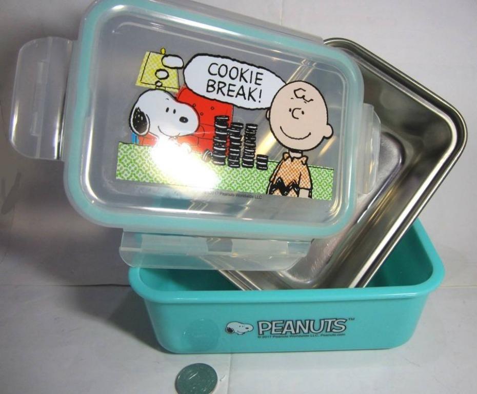 Licensed Peanuts Snoopy Food Storage / Lunch box - blue, Furniture ...