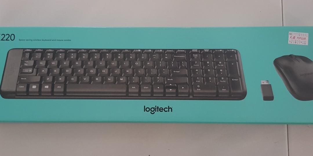 Logitech MK220 keyboard & mouse, Computers & Tech, Parts & Accessories ...