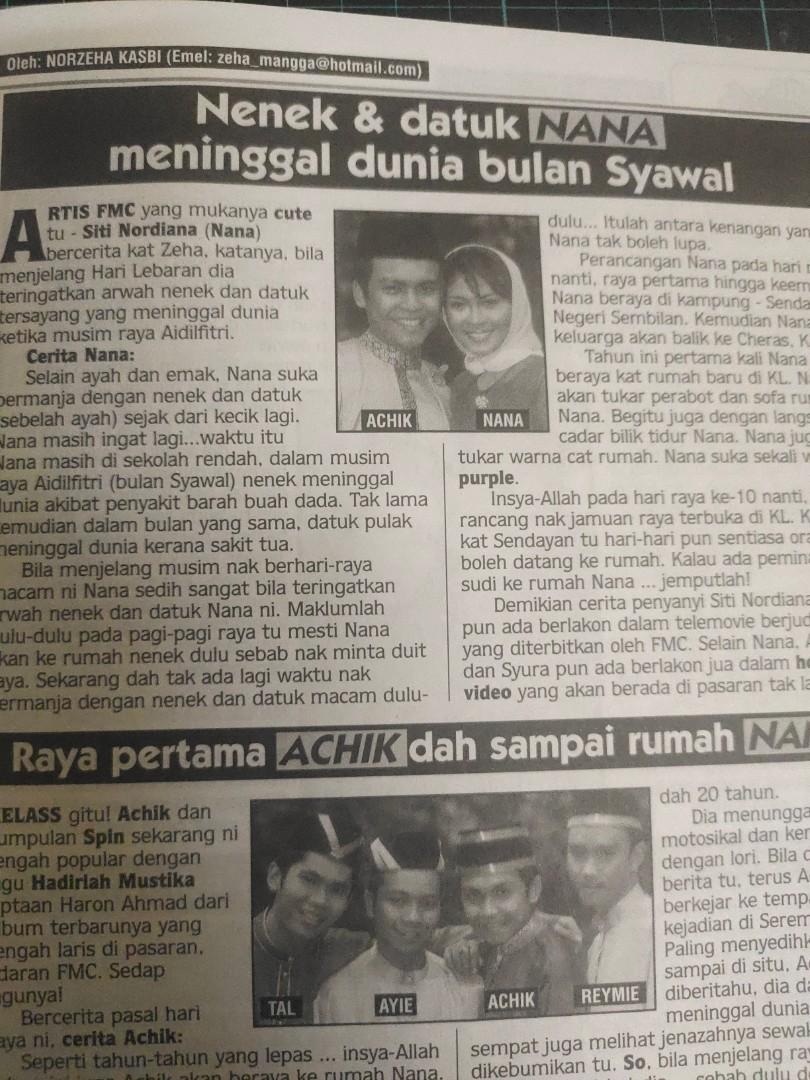 Majalah mangga hari raya penuh artis kegemaran, Hobbies & Toys, Books ...