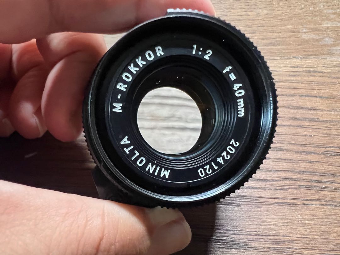 Minolta M Rokkor 40mm f2, Photography, Lens & Kits on Carousell