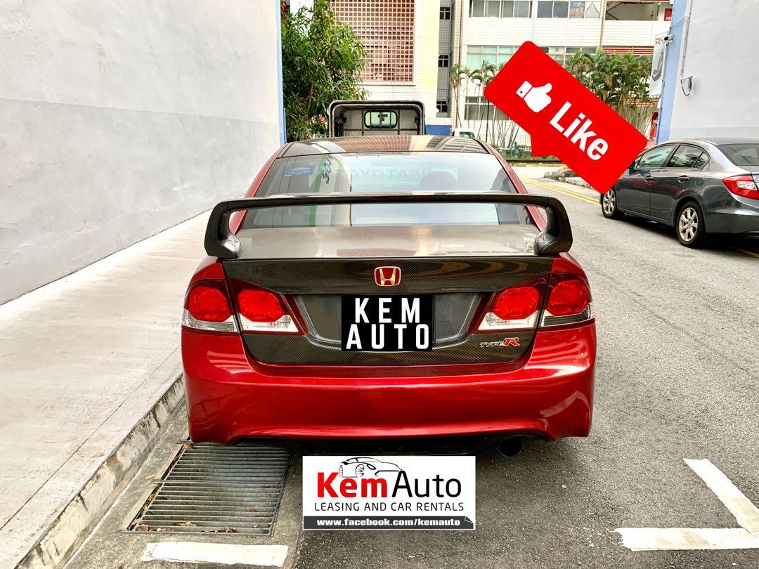 Mod candy red Honda Civic FD2 manual Rare HKS exhaust Sporty Type R ...