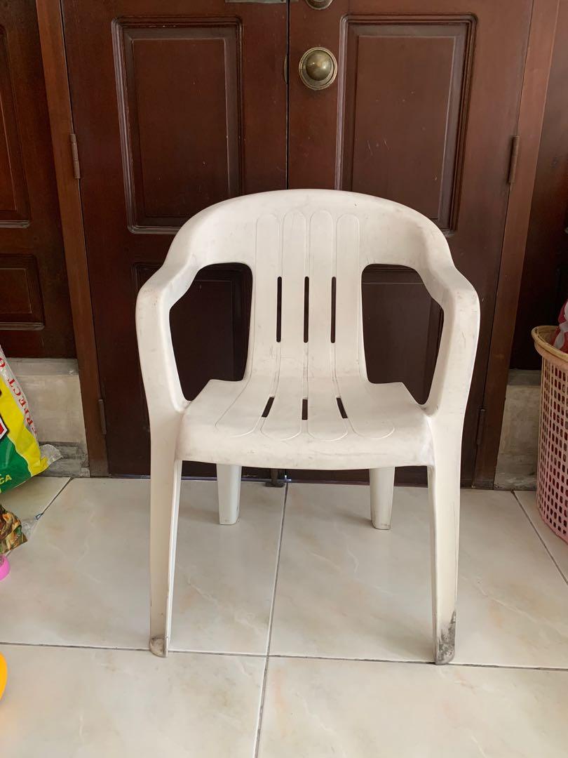 Monoblock chair with arm rest, Furniture & Home Living, Furniture ...