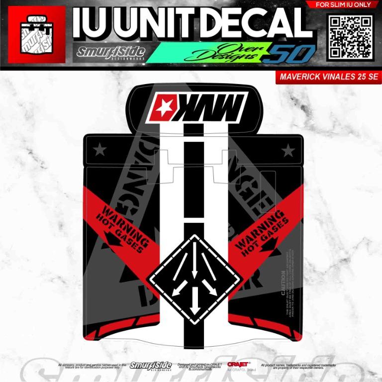 MOTORCYCLE SLIM IU UNIT DECAL VOL. 17, Motorcycles, Motorcycle ...