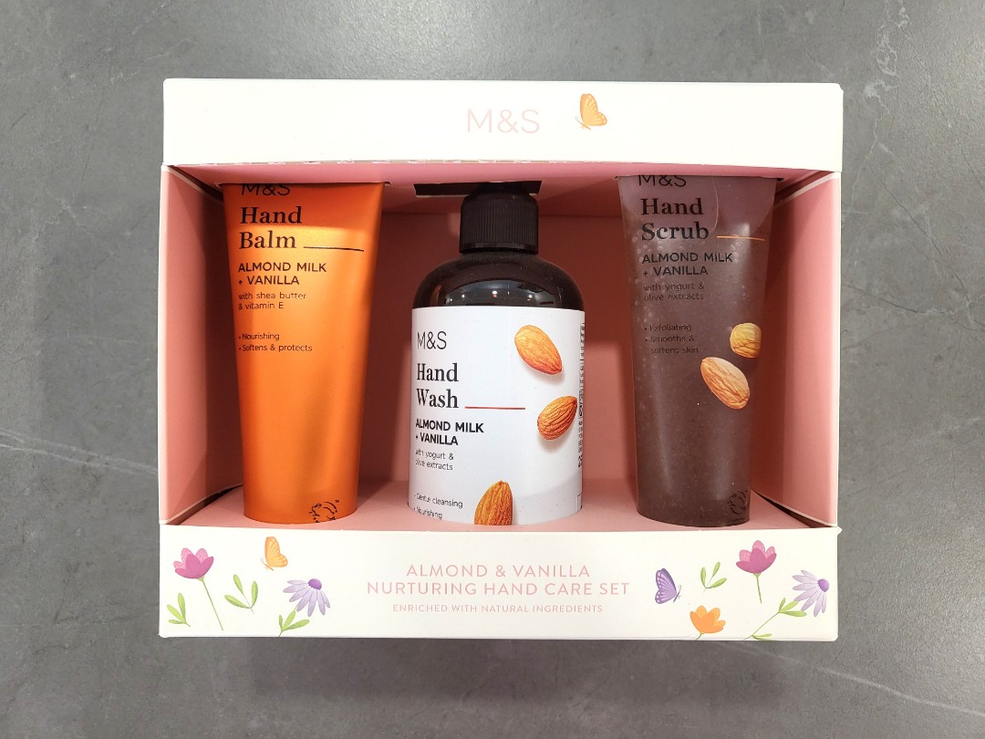 M&S Almond & Vanilla Hand Care Set, Beauty & Personal Care, Hands ...
