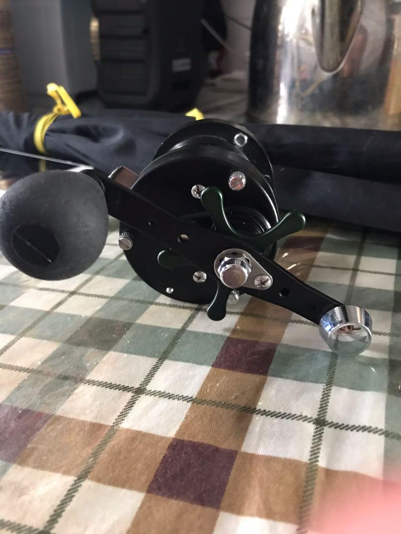 multiplier rod and reel, Sports Equipment, Fishing on Carousell