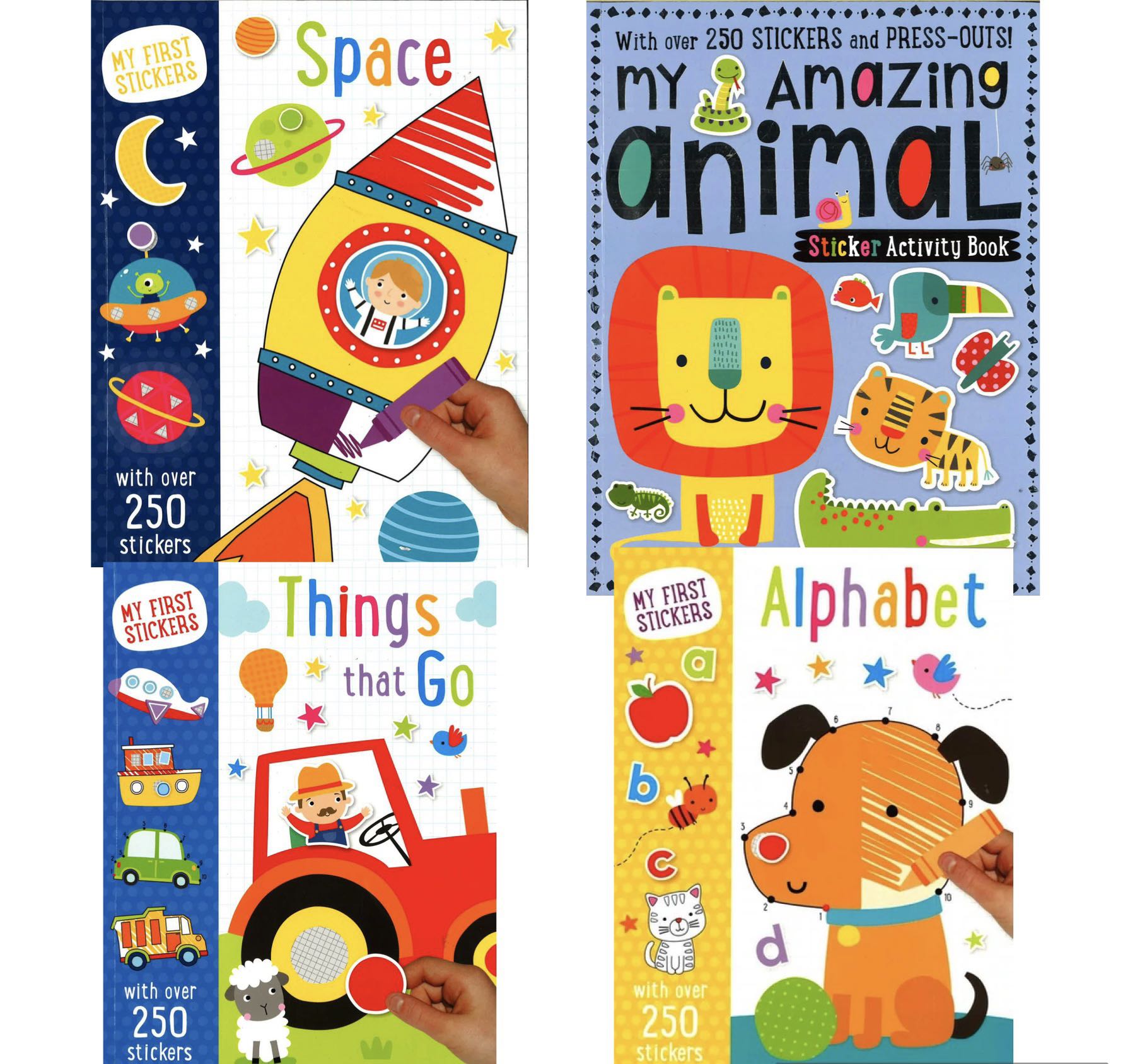 My First stickers activity book - with over 250 stickers 4 titles to ...
