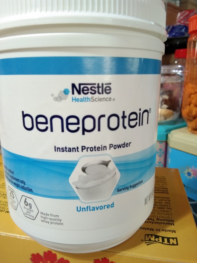 Nestle Beneprotein Instant Protein Powder, Health & Nutrition, Health ...