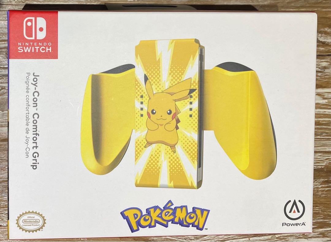 Official Nintendo Switch Pokemon Pikachu Joy-con comfort grip, Video ...