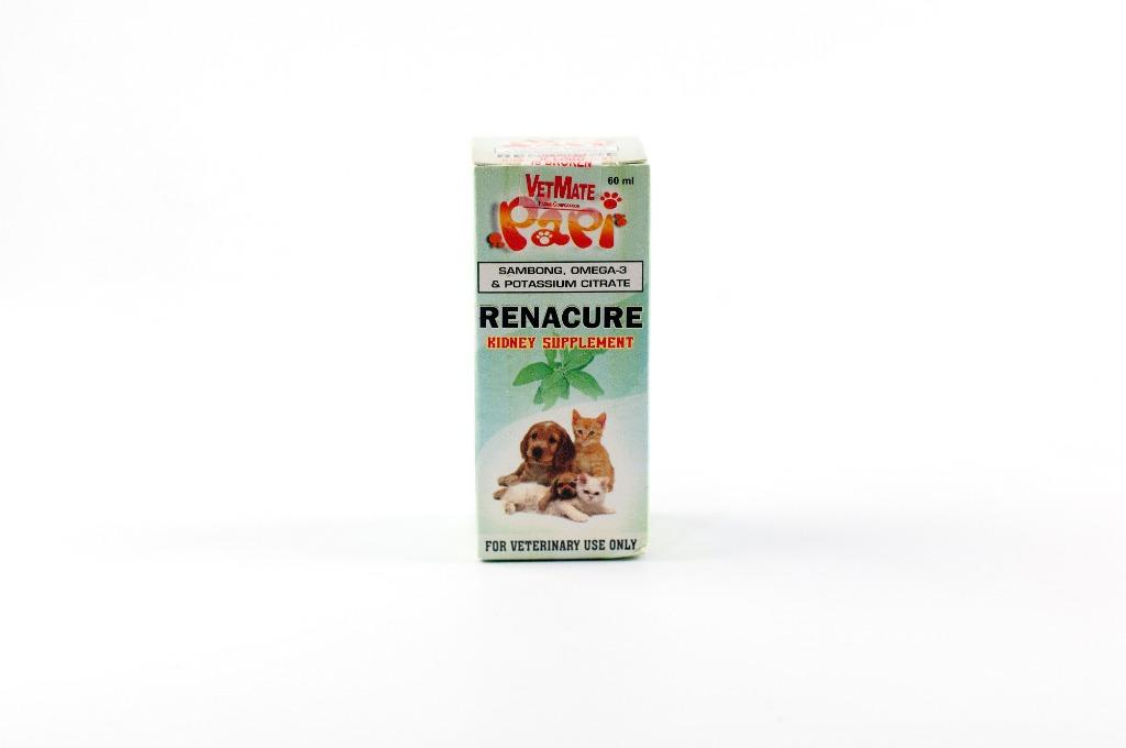 Papi Renacure Kidney Supplement (60ml), Pet Supplies, Health & Grooming ...