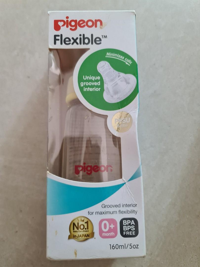 Pigeon PPSU Flexible Slim Neck 160ml bottle, Babies & Kids, Nursing & Feeding, Breastfeeding ...