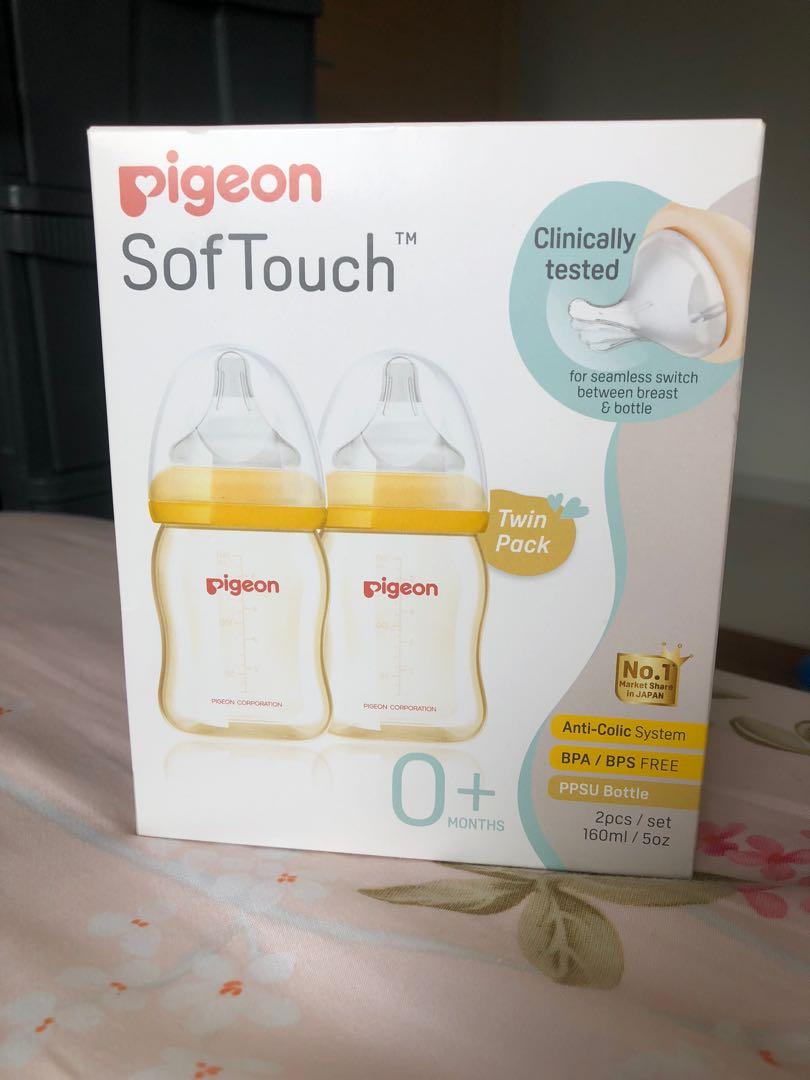 Pigeon SofTouch PPSU Twin Pack, Babies & Kids, Nursing & Feeding, Breastfeeding & Bottle Feeding ...