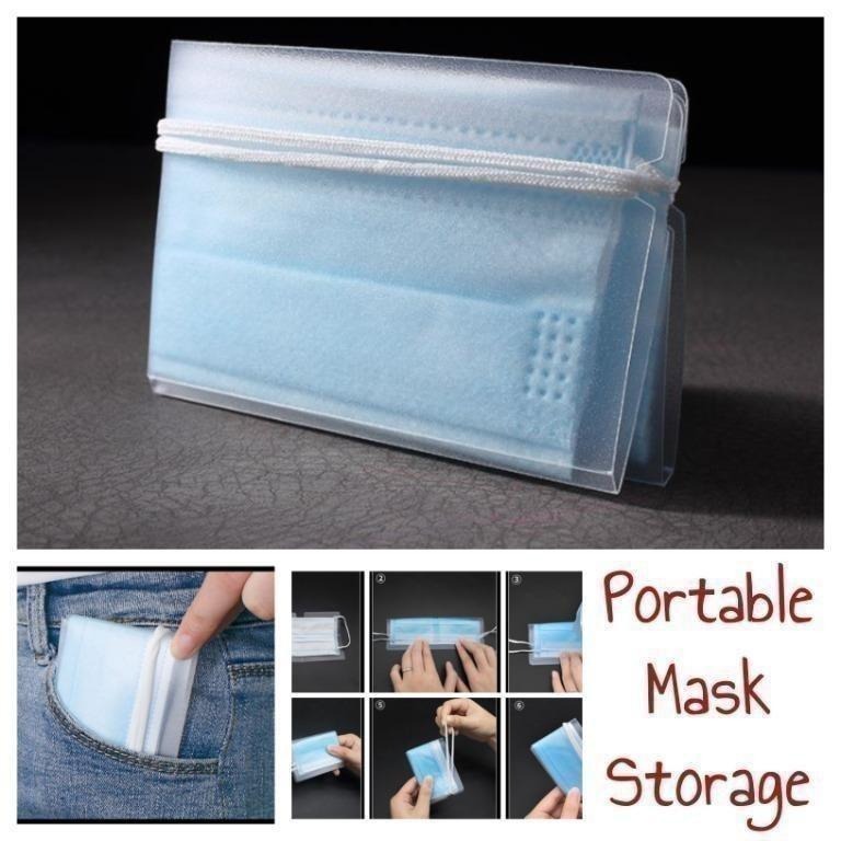 Portable Mask Storage Clip, Health & Nutrition, Face Masks & Face ...