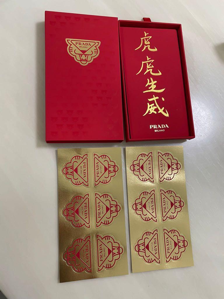 Prada Red Packet, Luxury, Accessories on Carousell