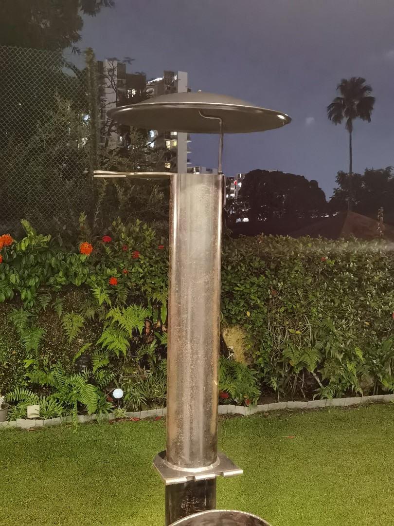 Rain Cover for Chimney / Stack BBQ, Furniture & Home Living, Outdoor ...