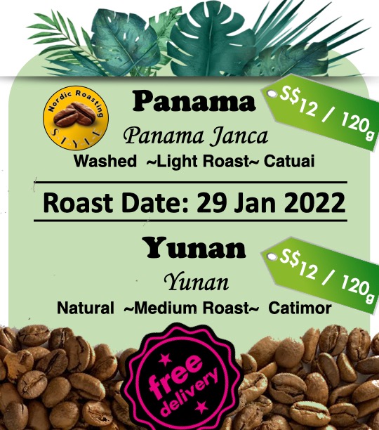 Roast on 22 Dec; Specialty Coffee Bean / Coffee Powder: Panama Princess ...