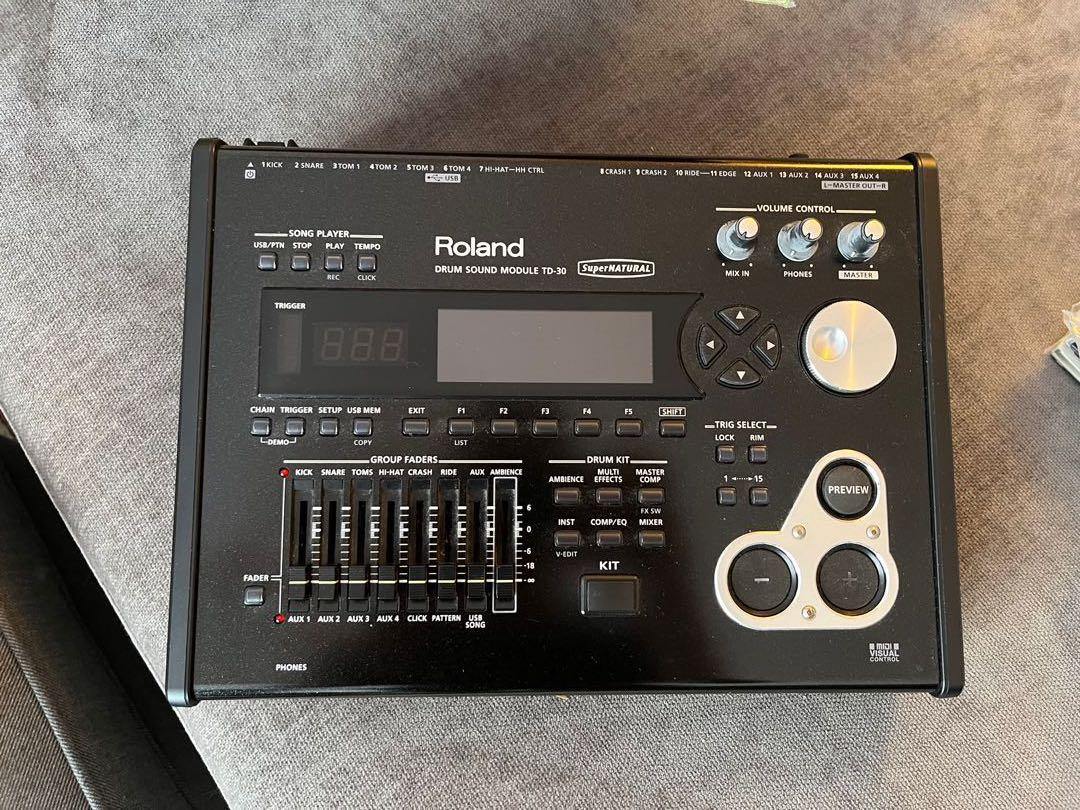 Roland TD- 30 Drum Sound Module (110 v US model), Hobbies & Toys, Music ...