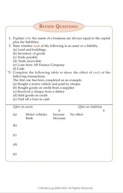 GCE O LEVEL PRINCIPLES OF ACCOUNTS | SECONDARY 3 SECONDARY 4 POA ...