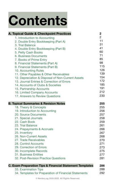 GCE O LEVEL PRINCIPLES OF ACCOUNTS | SECONDARY 3 SECONDARY 4 POA ...