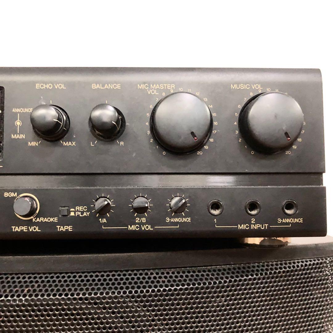 Set of BMB Karaoke Amplifier Da-X2 + 2x MWE Speakers, Hobbies & Toys ...