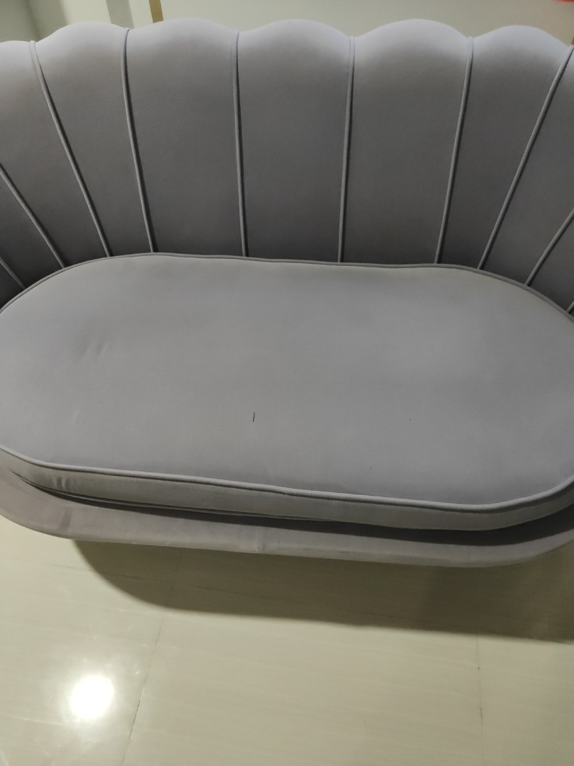 Shell sofa, Furniture & Home Living, Furniture, Sofas on Carousell