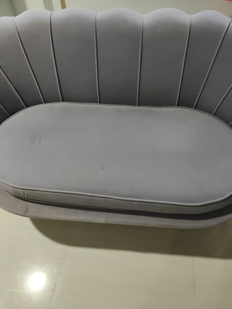 Shell sofa, Furniture & Home Living, Furniture, Sofas on Carousell
