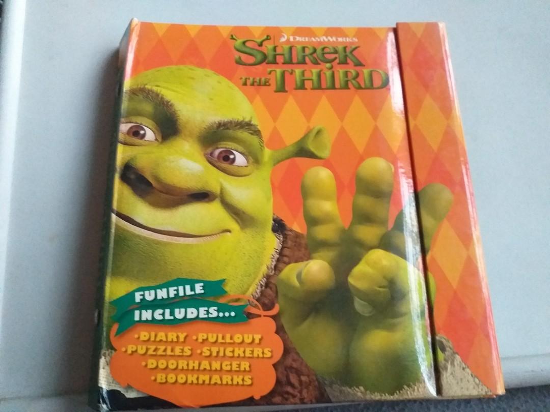 Shrek the Third filofax diary file, Hobbies & Toys, Books & Magazines ...