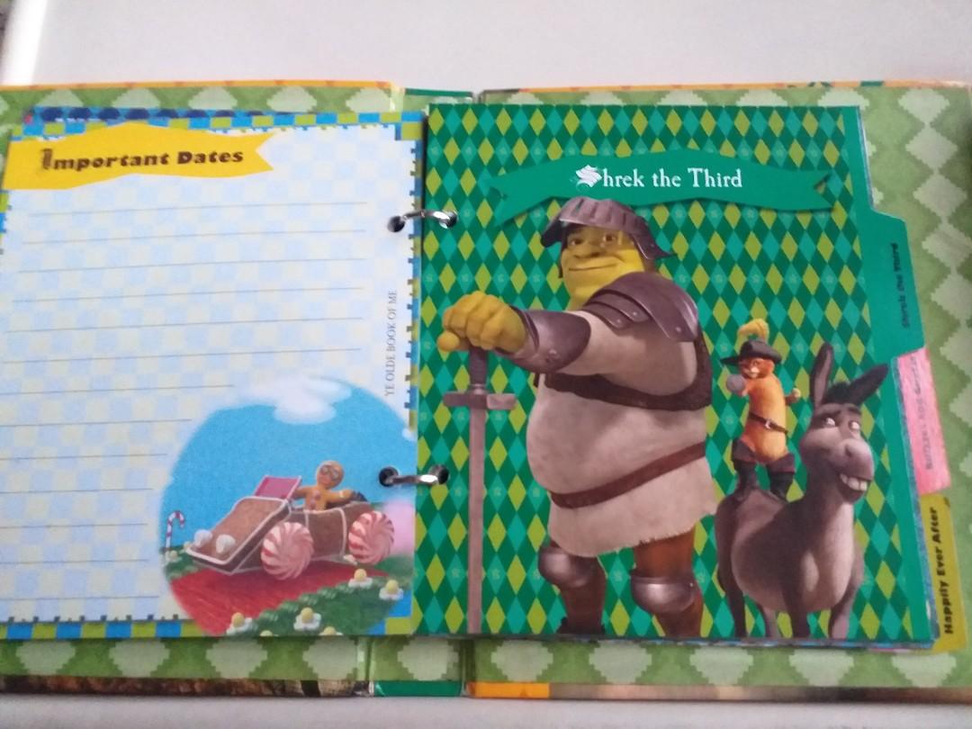 Shrek the Third filofax diary file, Hobbies & Toys, Books & Magazines ...