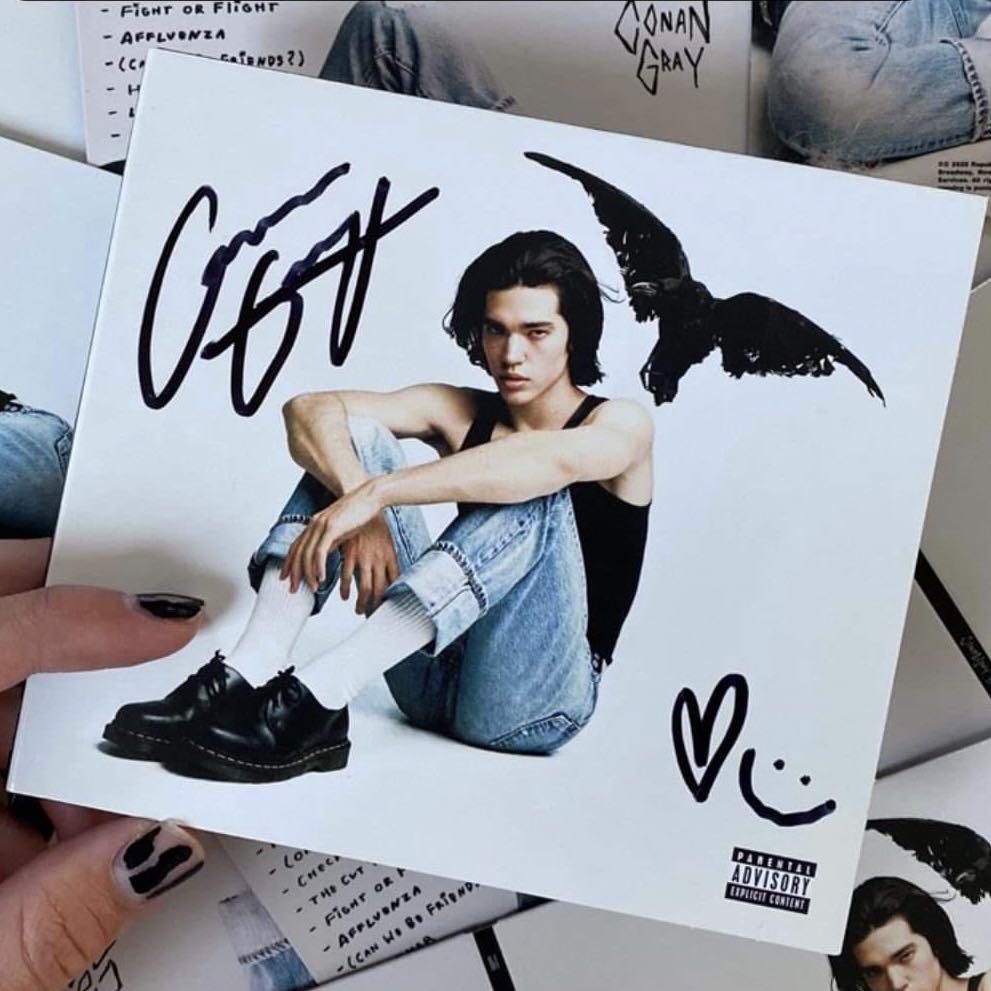 [SIGNED] Conan Gray - Kid Krow CD, Hobbies & Toys, Music & Media, CDs ...