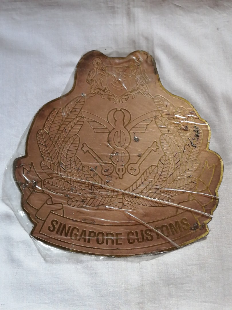 Singapore Customs Metal Sign, Hobbies & Toys, Memorabilia ...