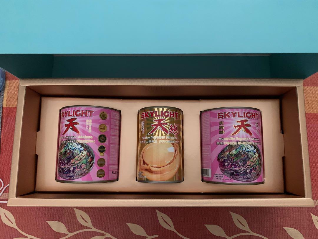 Skylight 3 Piece Jumbo Premium Abalone Gift Set, Food & Drinks, Gift ...