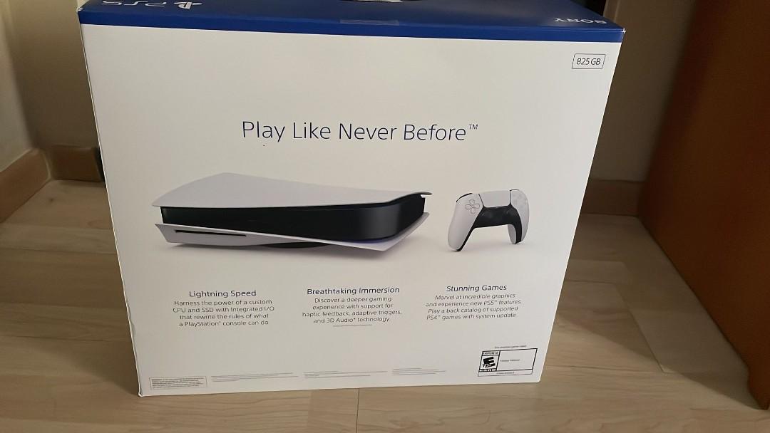 Sony Playstation 5 PS5 (US set), Video Gaming, Video Game Consoles ...