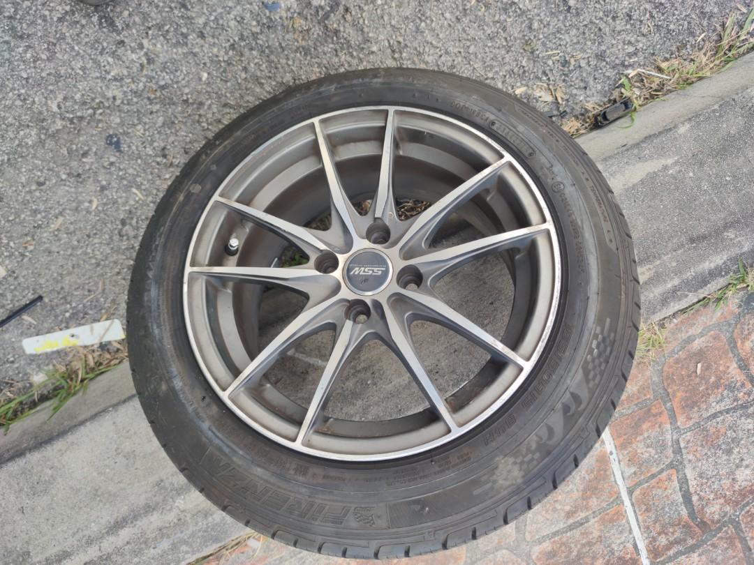 sport rim sportrim SSW Thailand 15 inch tayar tebal pcd 100 perodua ...