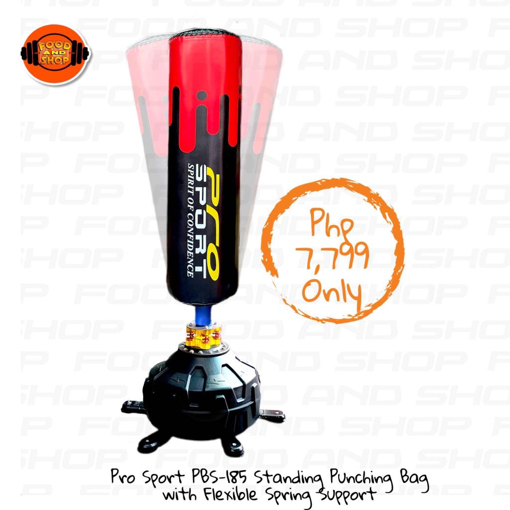 Standing Punching Bag W/ Flexible Spring Support, Sports Equipment ...