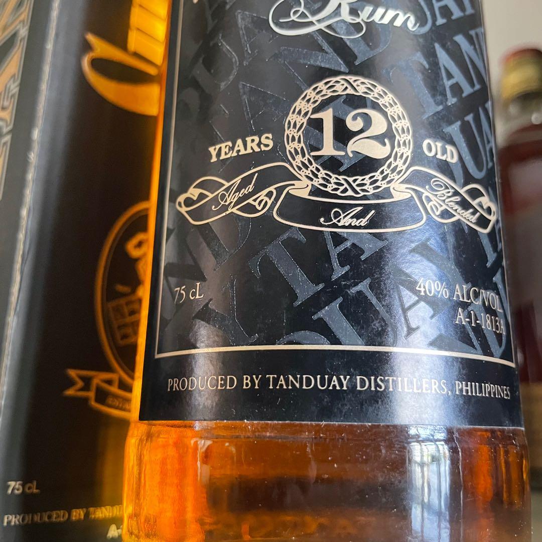 Tanduay 12 Rum Superior Rhum 750ml, Food & Drinks, Beverages on Carousell
