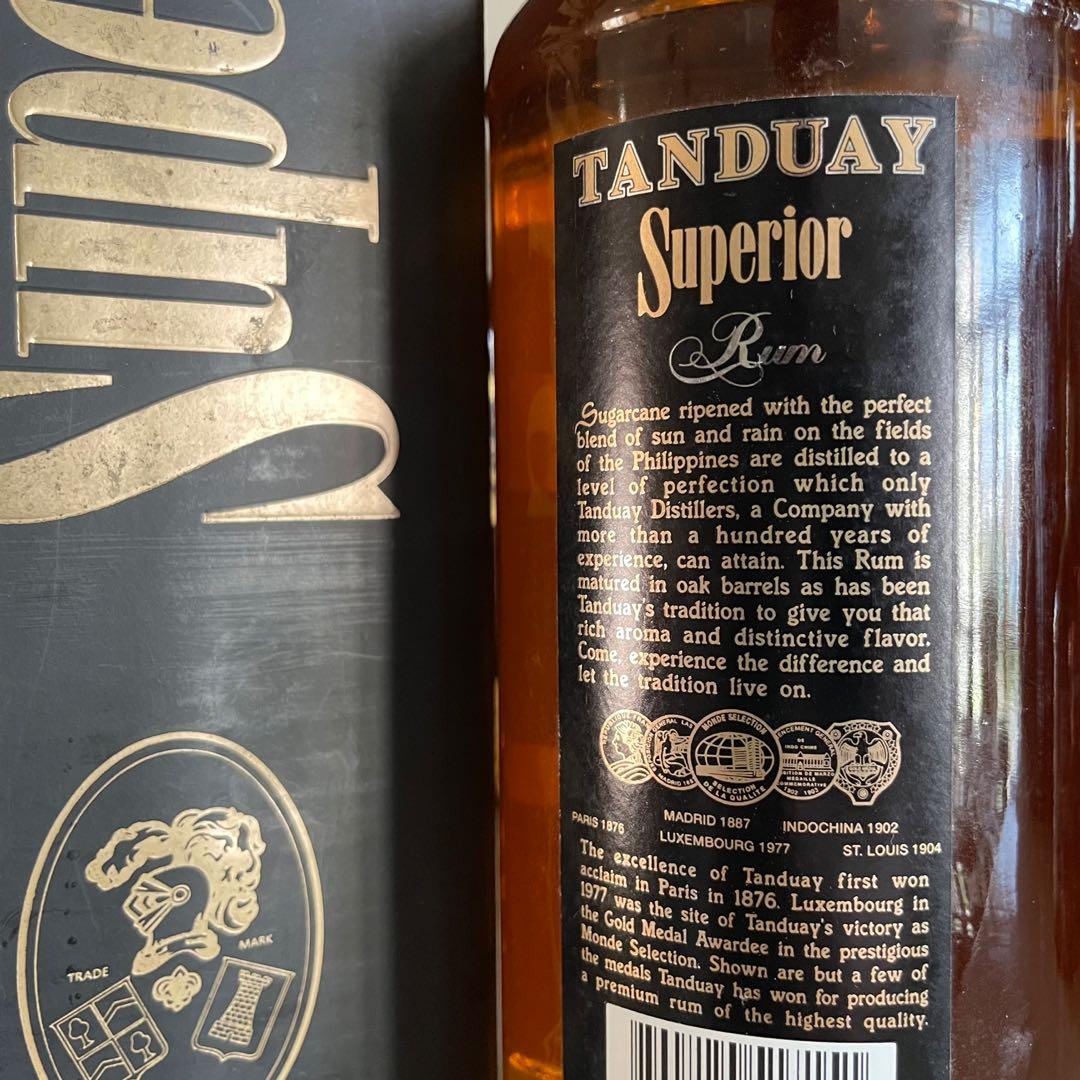Tanduay 12 Rum Superior Rhum 750ml, Food & Drinks, Beverages on Carousell