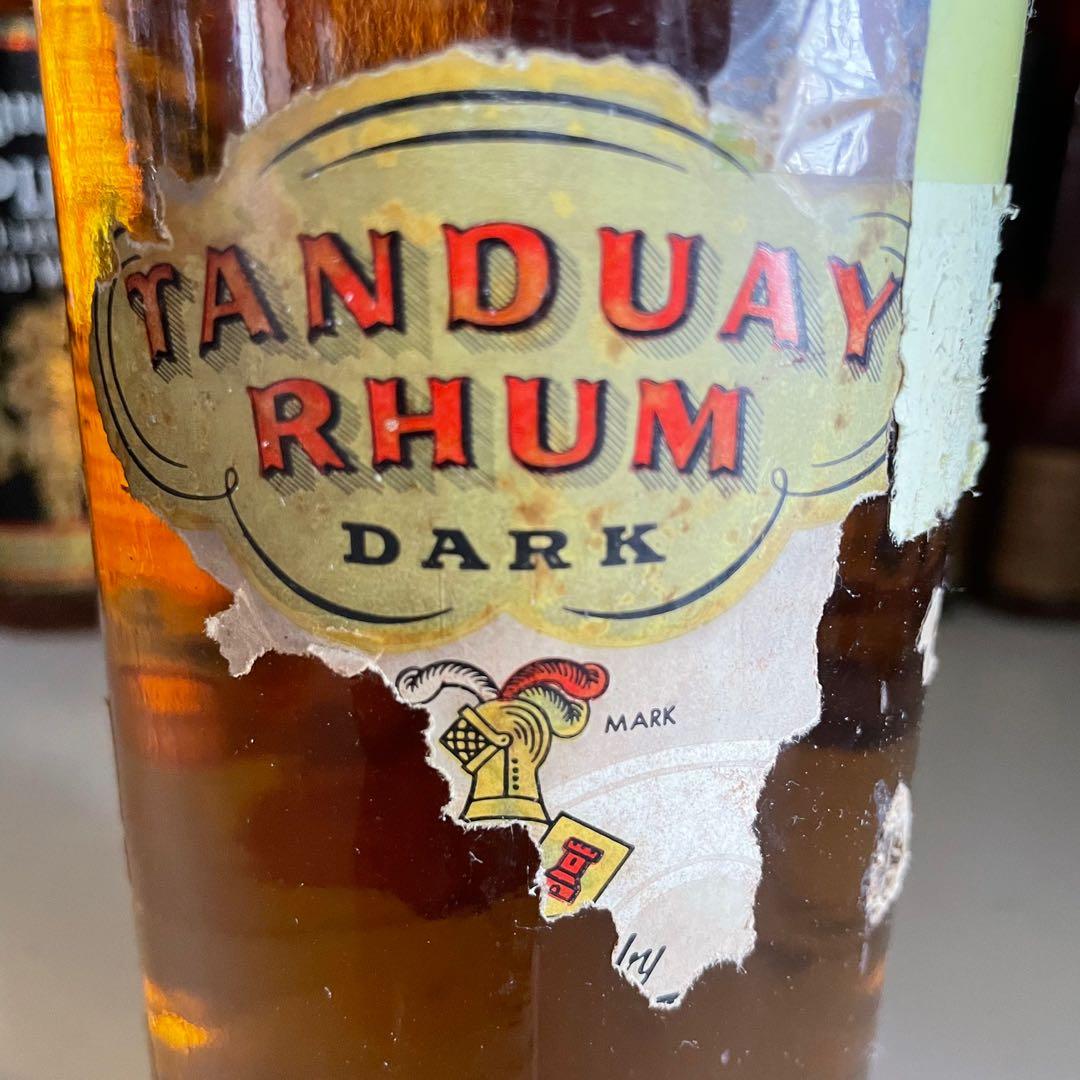 Tanduay Rhum Dark Rhum damaged label 750ml, Food & Drinks, Beverages on ...
