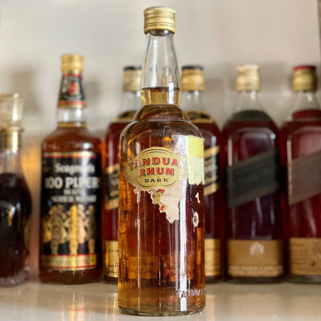 Tanduay Rhum Dark Rhum damaged label 750ml, Food & Drinks, Beverages on ...